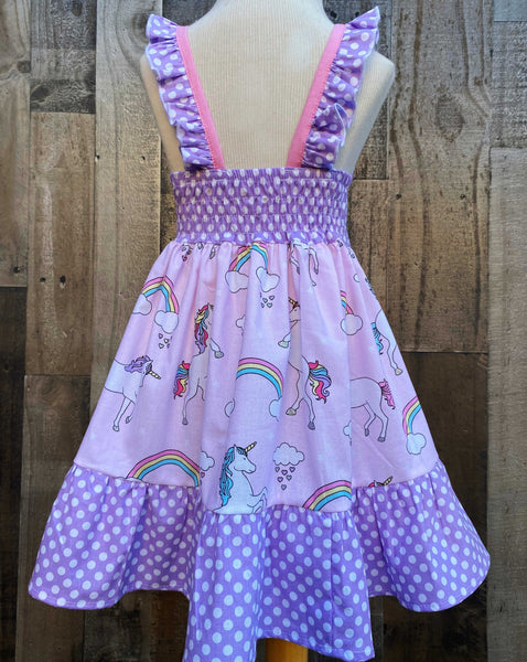 Unicorn Sparkle Twirl Dress | Unicorn Girl Outfits & Dresses Fo...