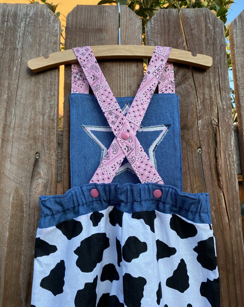 Western Wear Overalls Outfit | Western Wear Girl Clothes