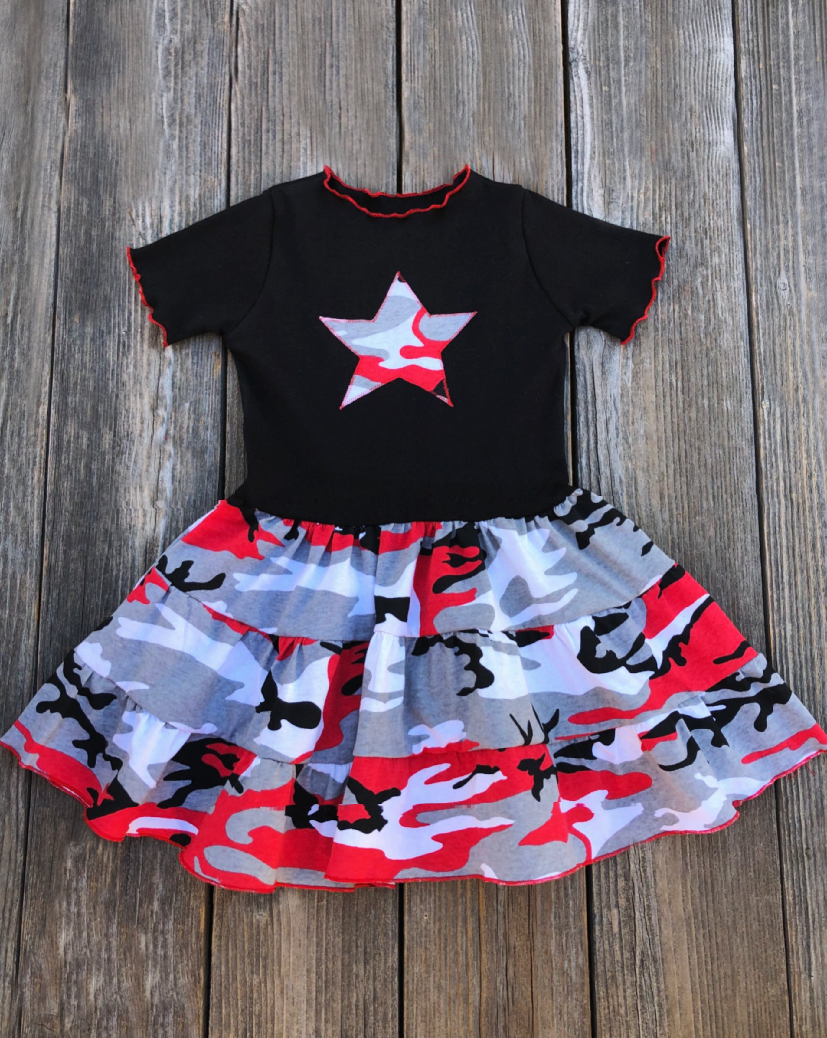 Camouflage Print Twirl Dress | Lil' Bug Clothing – Lil Bug Clothing